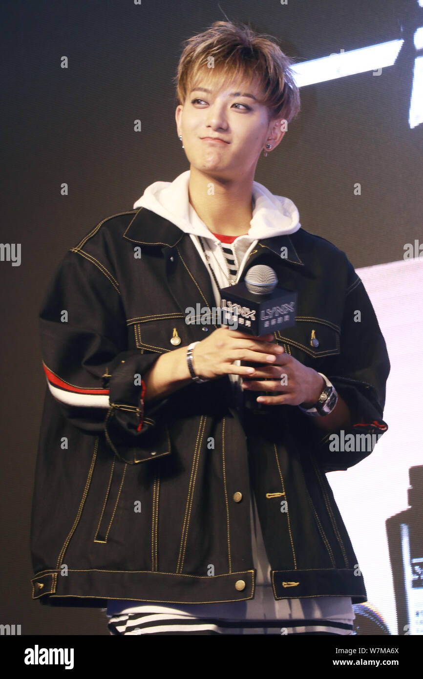 Chinese singer and actor Huang Zitao, also known as Z.TAO, attends a ...