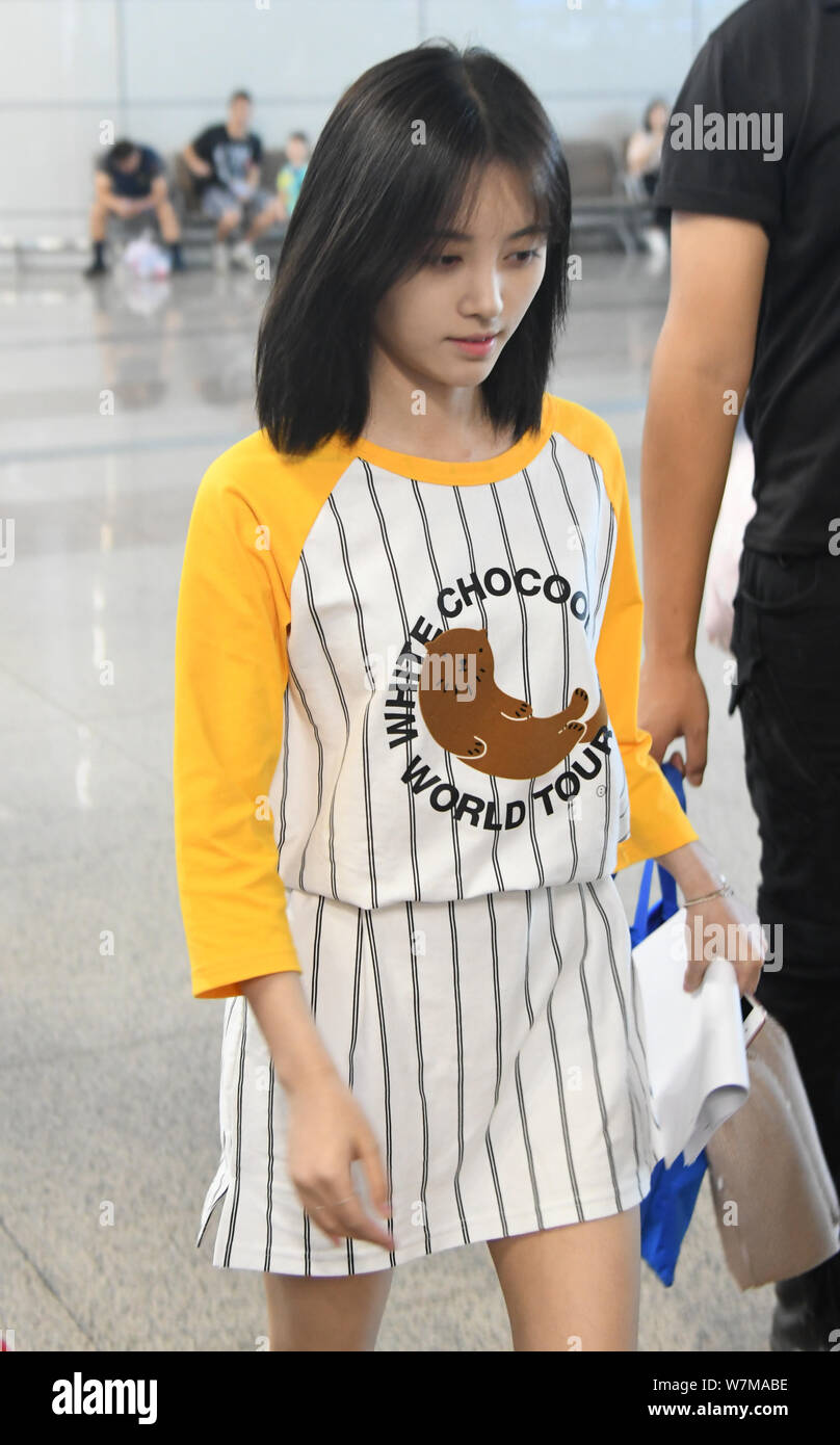 Chinese singer and actress Ju Jingyi of Chinese girl group SNH48 is ...