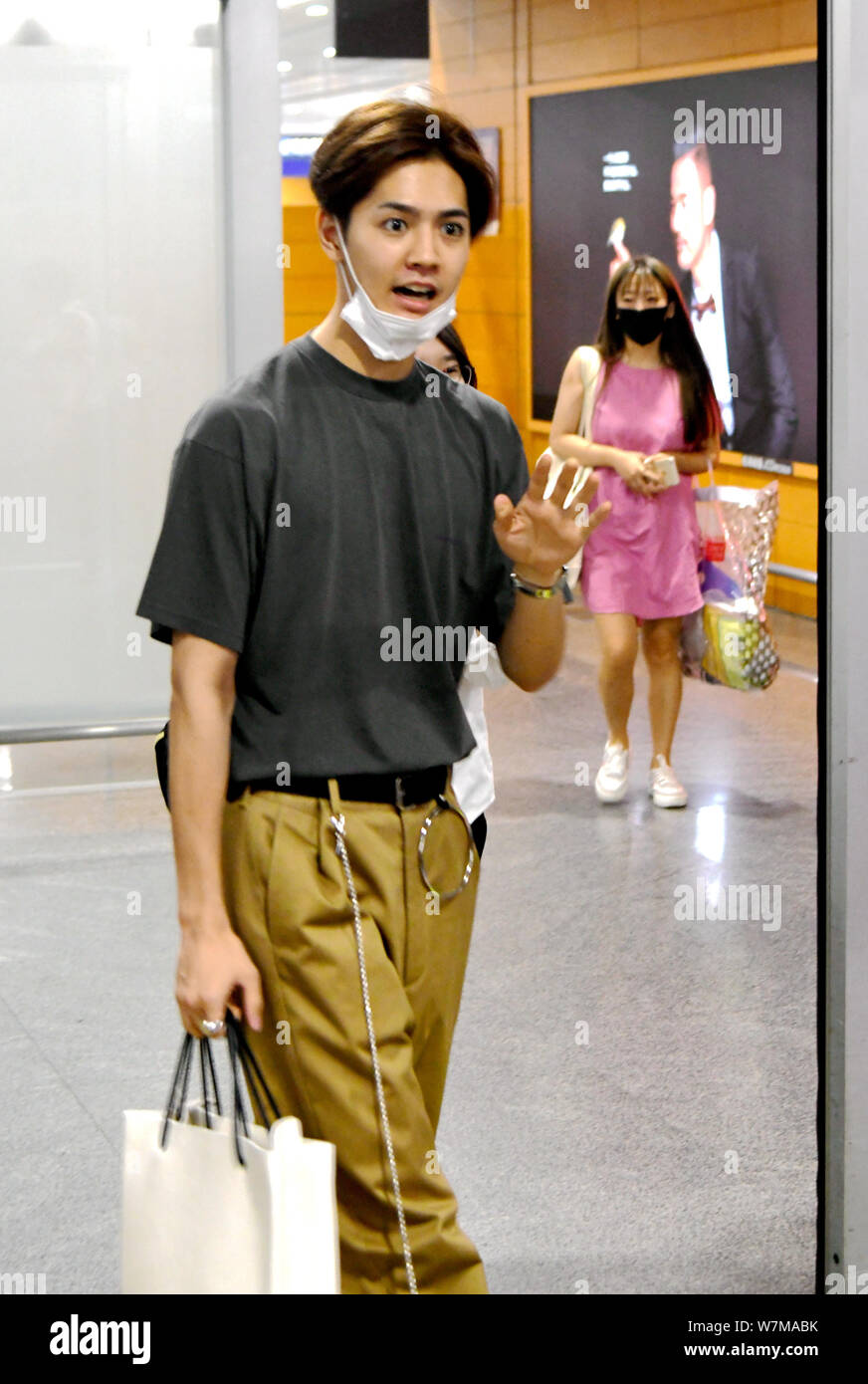 Japanese singer and actor Ryota Katayose of Japanese boy band ...