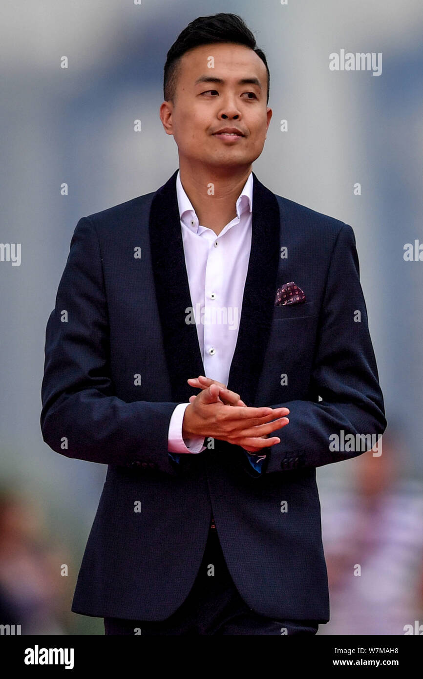 Marco Fu of Hong Kong arrives at the red carpet for the 2017 China ...