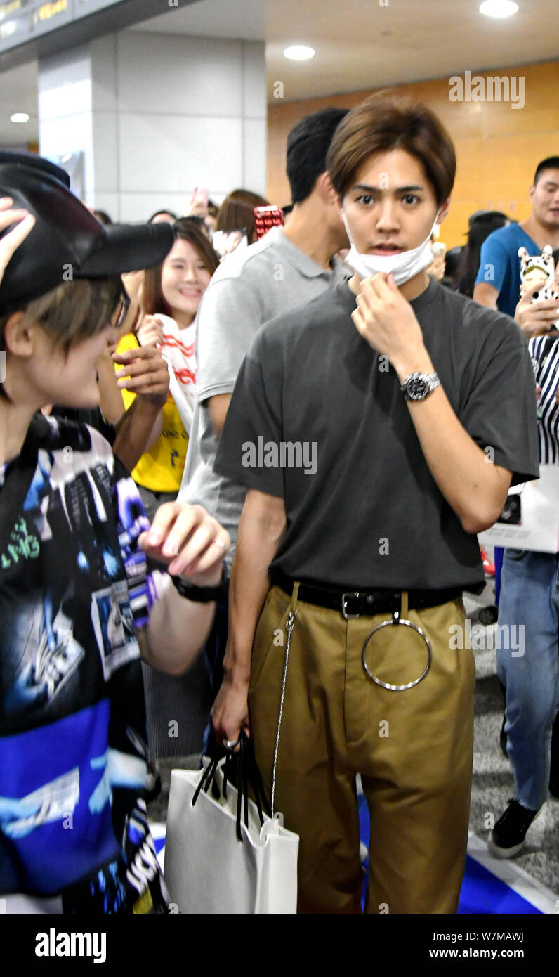 Japanese singer and actor Ryota Katayose of Japanese boy band ...