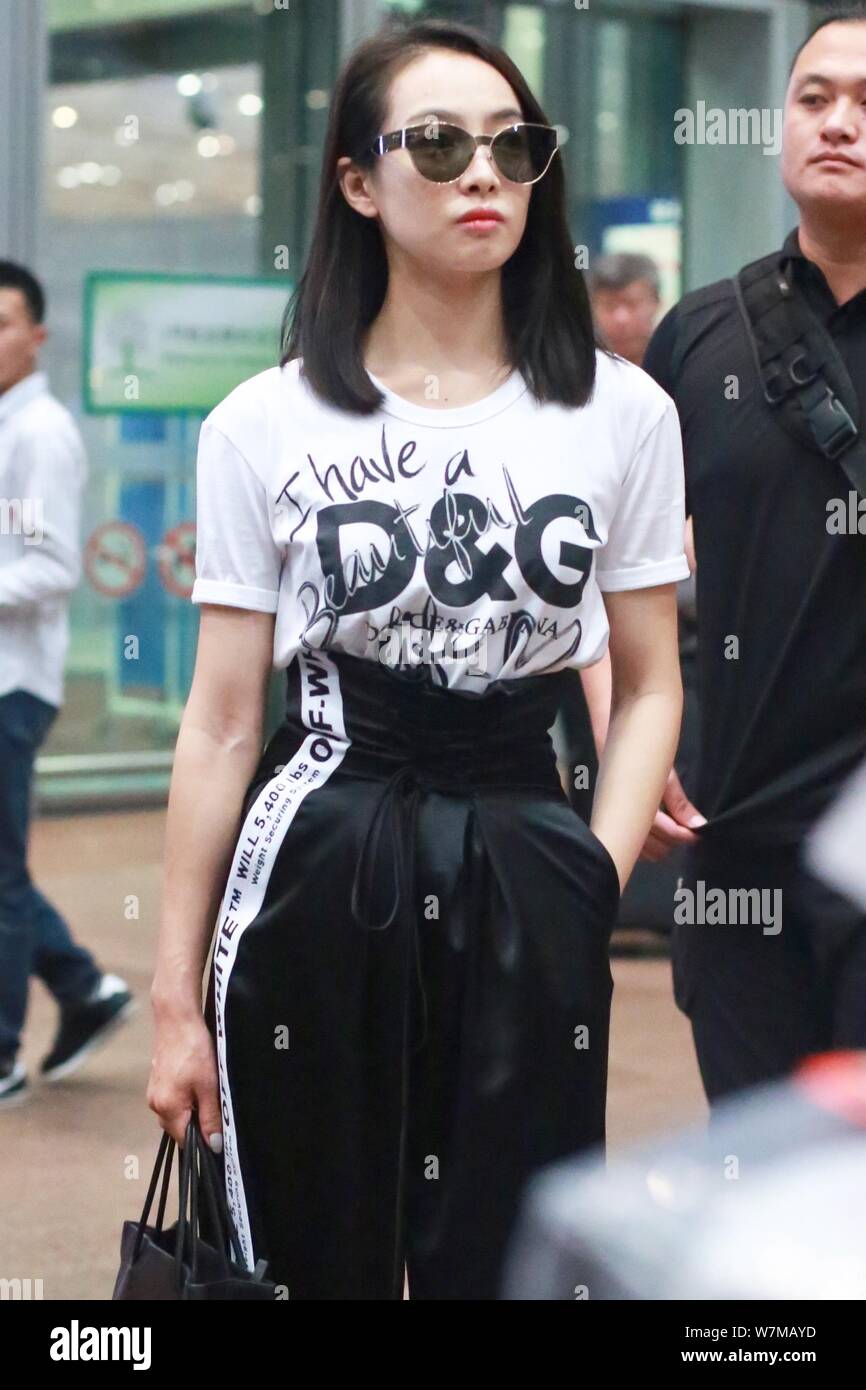 Chinese singer and actress Victoria Song or Song Qian is pictured at ...