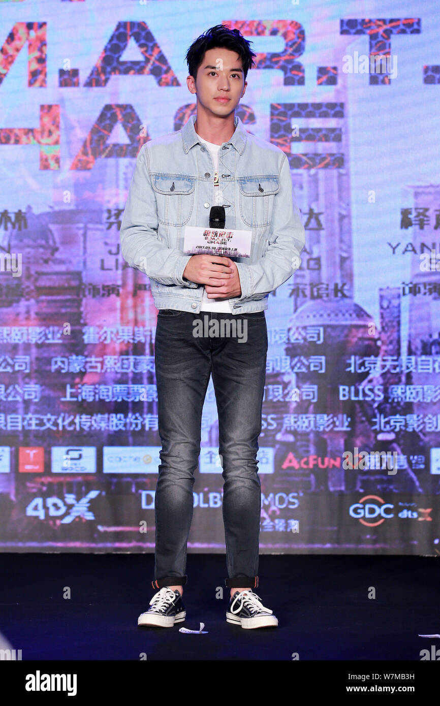 Chinese singer and actor Xu Weizhou, known internationally as Timmy Xu ...