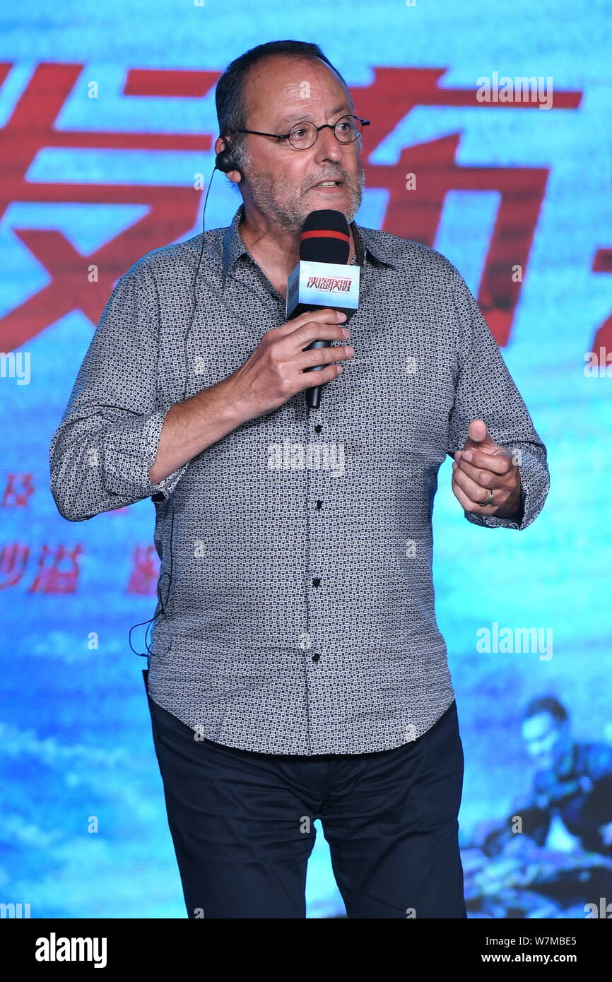 French actor Jean Reno attends a press conference for the premiere of ...