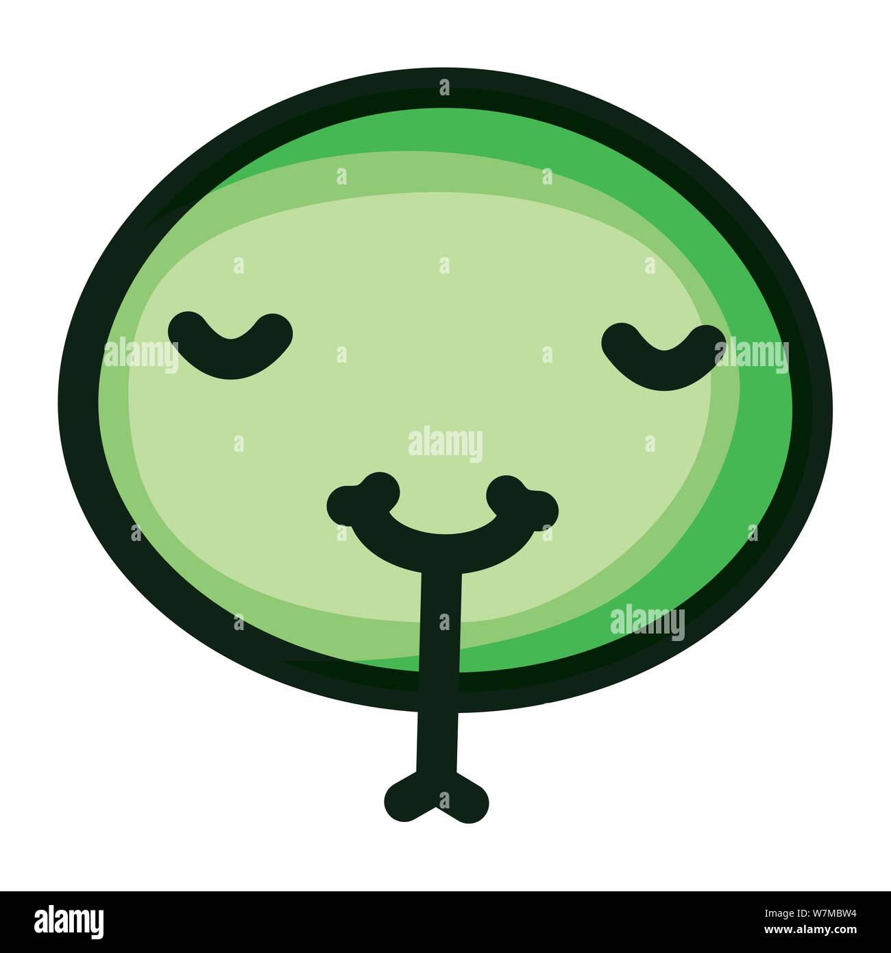 cute little snake head kawaii character vector illustration design ...