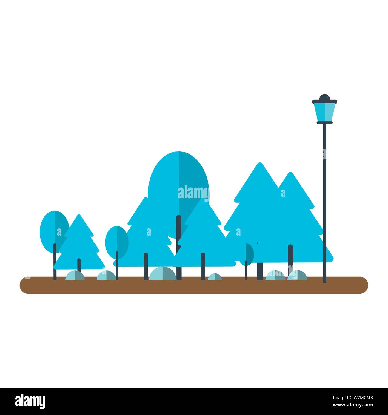 nature outdoor park landscape cartoon Stock Vector Image & Art - Alamy