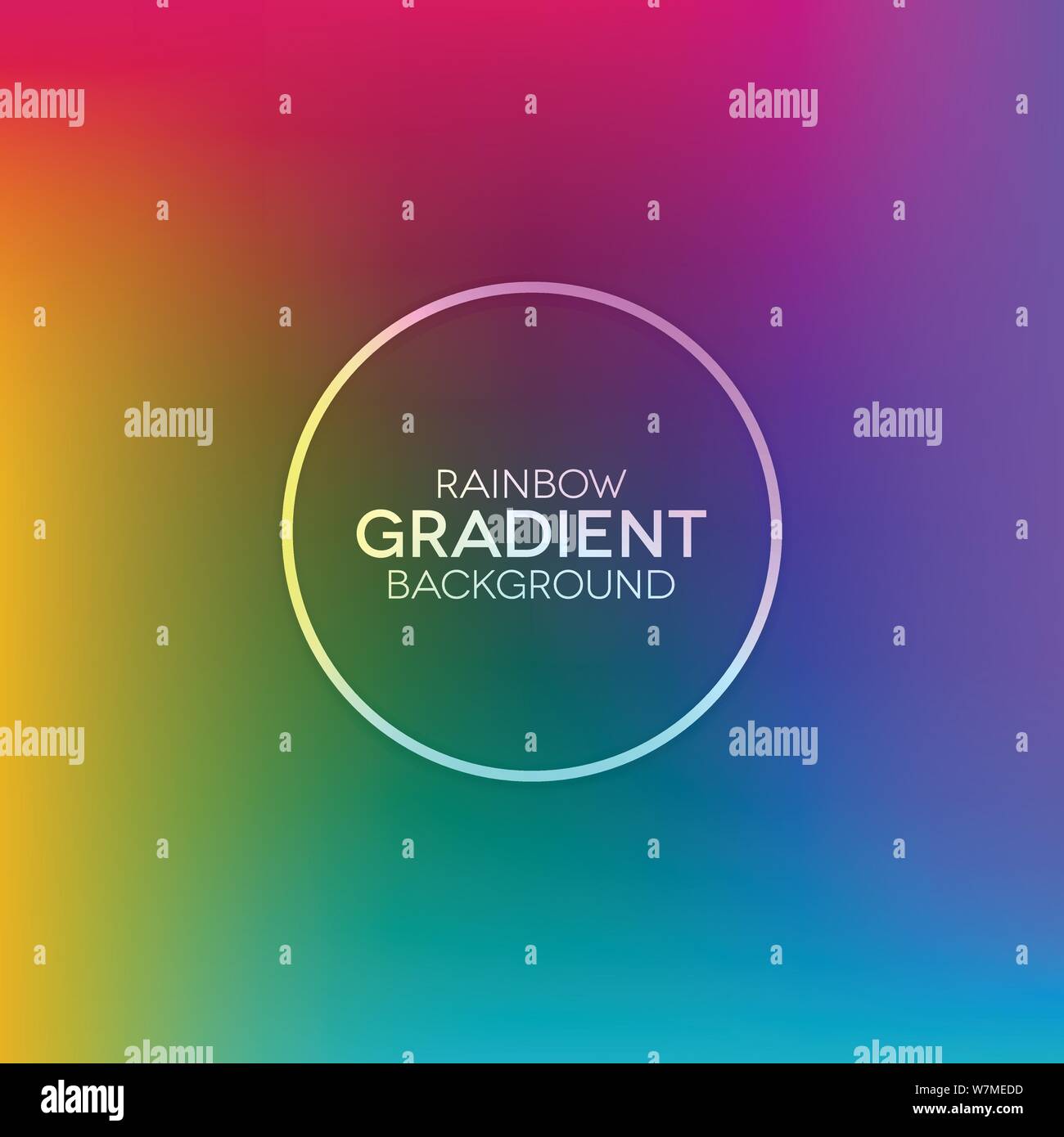 Colorful gradient background with ring shape. Rainbow background design ...