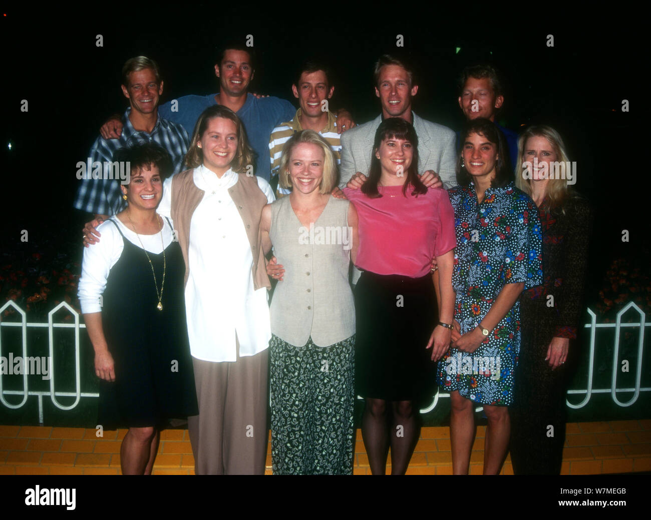 Las Vegas, Nevada, USA 22nd October 1994 (Exclusive) (L-R Back Row ...