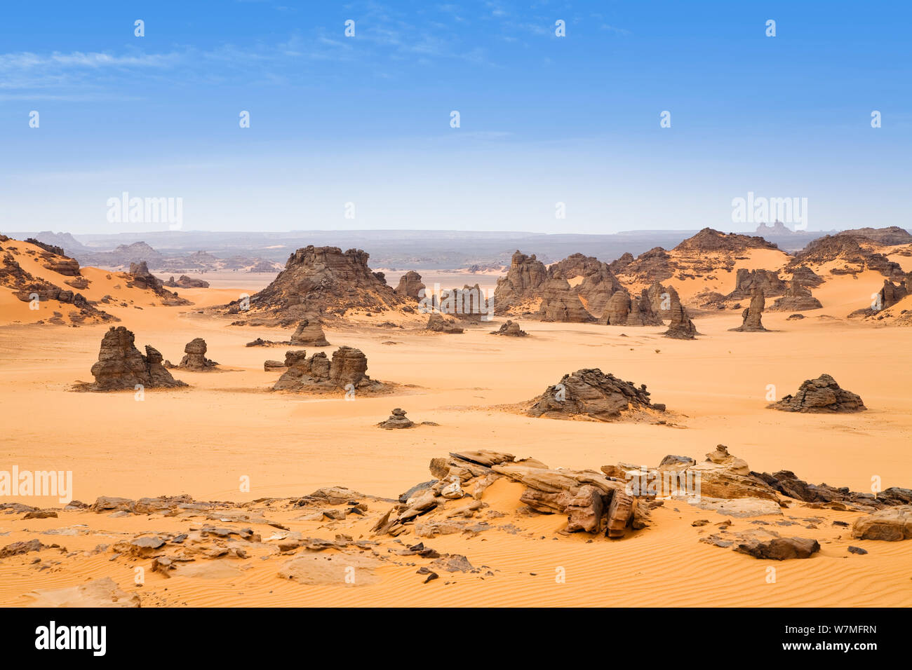Libyan Desert, Akakus mountains, Libya, Sahara, North Africa, November ...