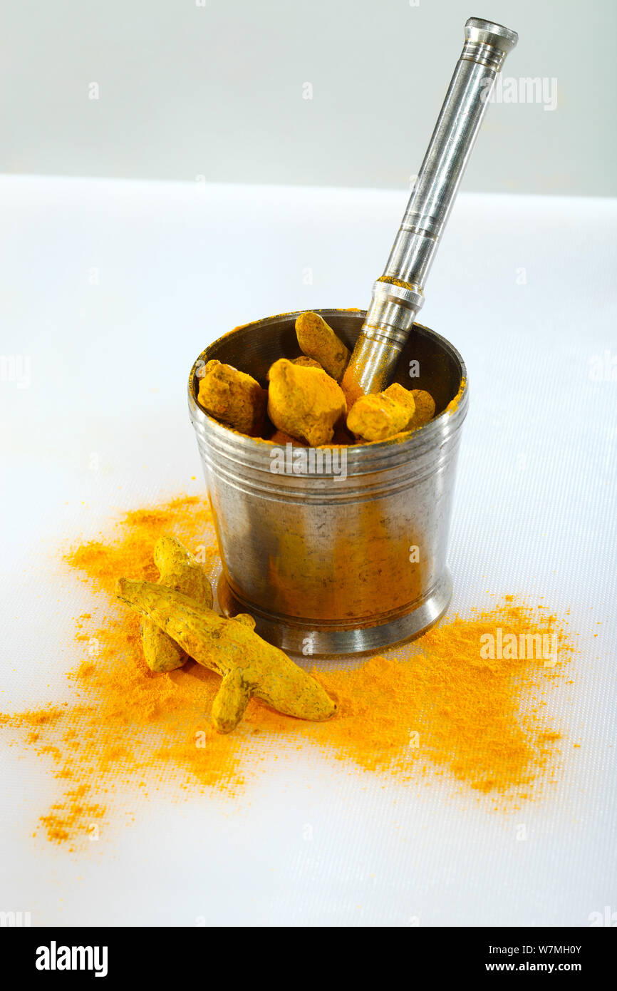 Turmeric haldi powder in hi-res stock photography and images - Alamy