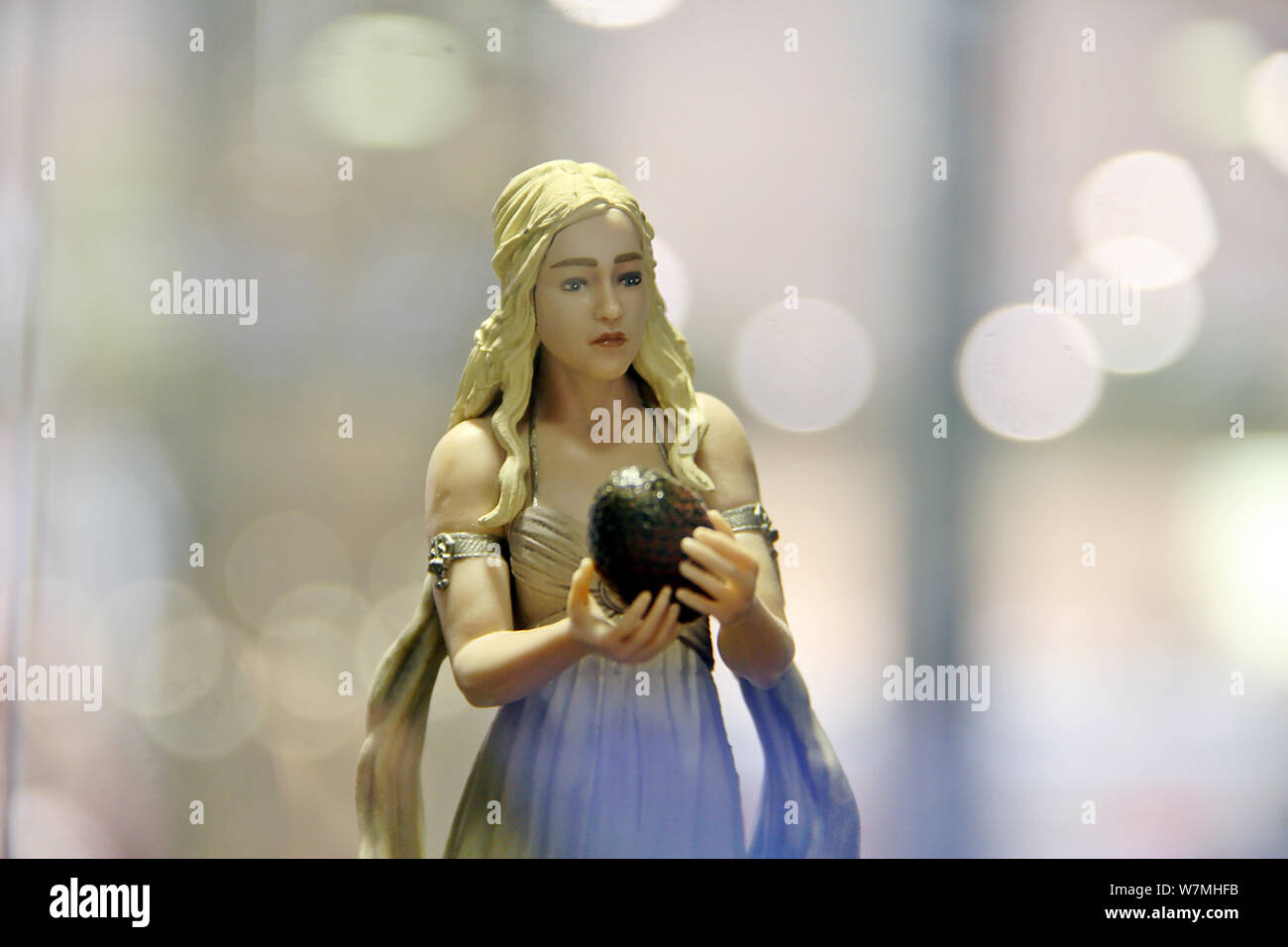 View of a replica of Princess Rhaenys Targaryen displayed during the ...