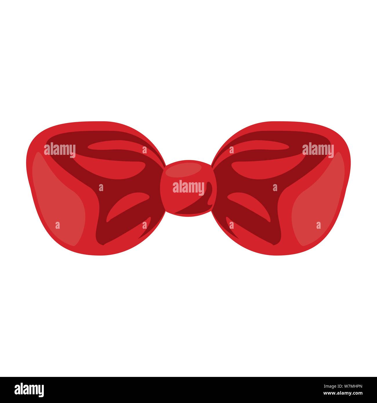 bow red ribbon decoration cartoon Stock Vector Image & Art - Alamy