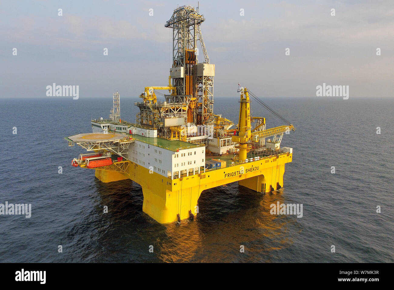 --FILE--The semi-submersible drilling rig "FRIGSTAD SHEKOU", now called ...