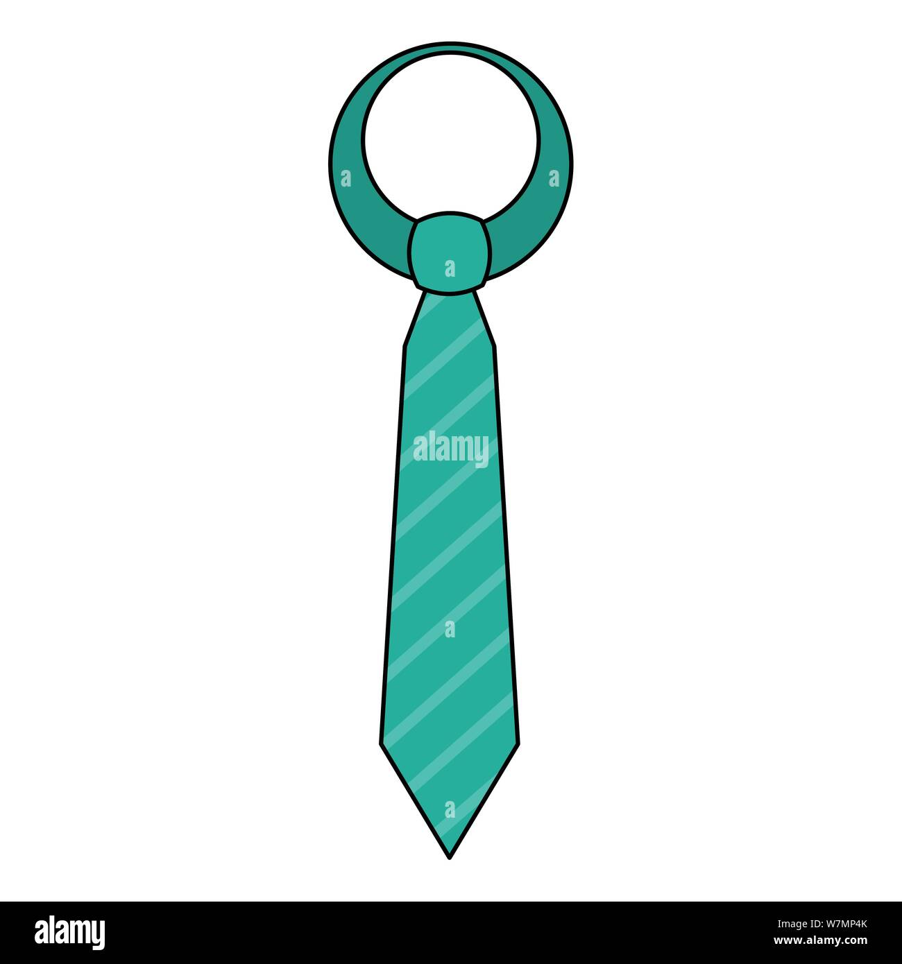 tie business elegance cartoon Stock Vector Image & Art - Alamy