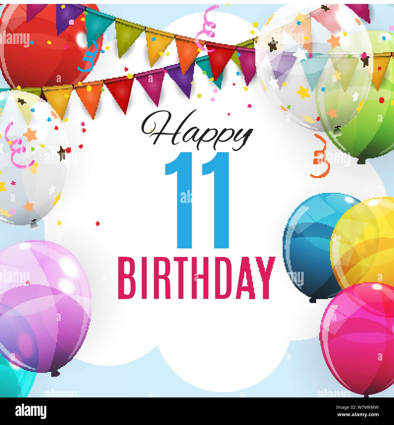 11th Birthday Balloons