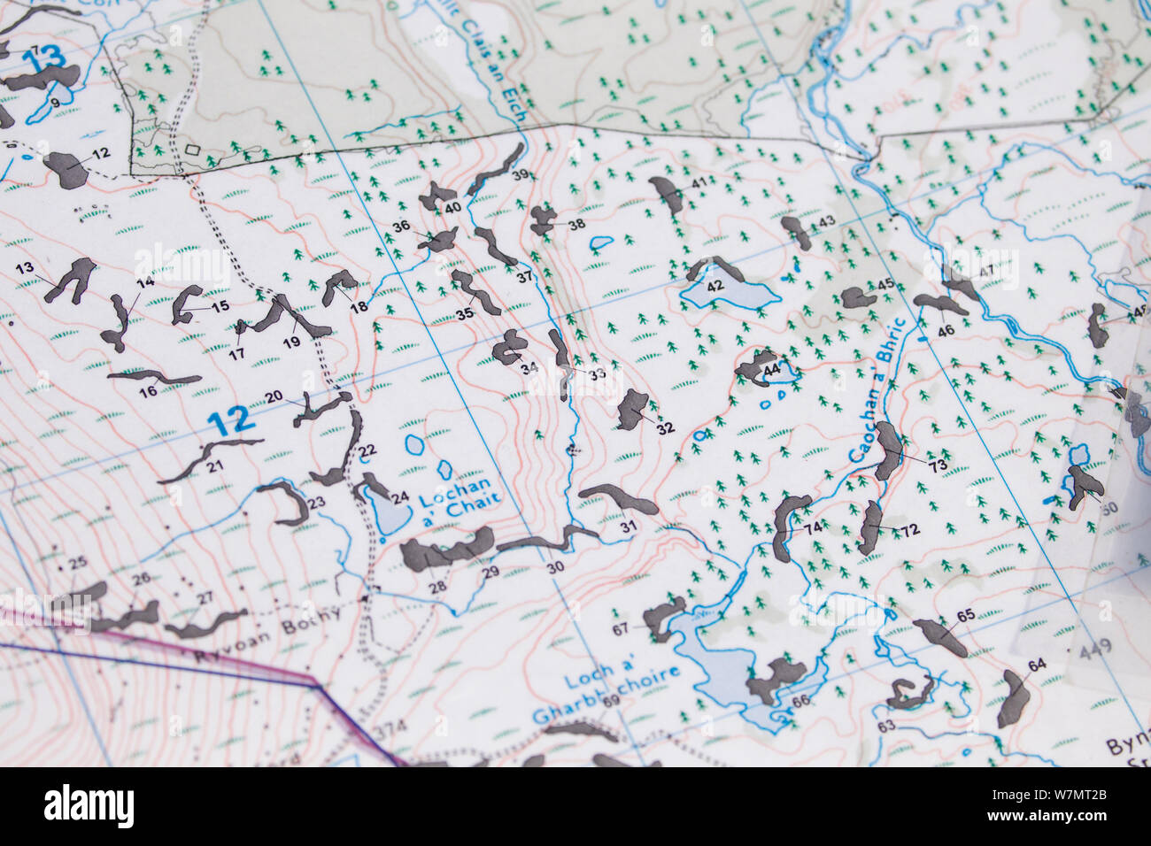 Maps showing plans for native tree planting at Abernethy Forest ... Maps showing plans for native tree planting at Abernethy Forest ...