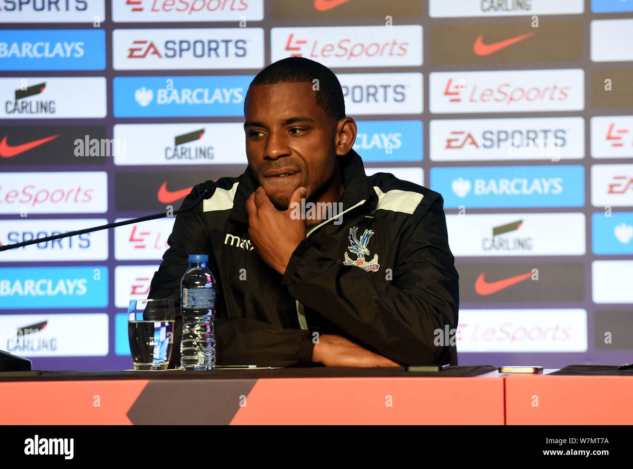 English football player Jason Puncheon of Crystal Palace F.C. attends a ...
