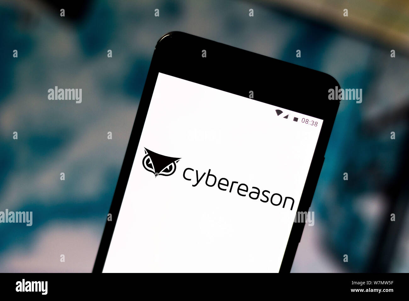 Brazil. 4th July, 2019. In this photo illustration the Cybereason logo ...