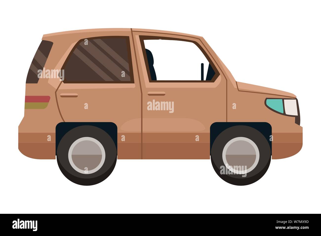 SUV car vehicle sideview cartoon Stock Vector Image & Art - Alamy