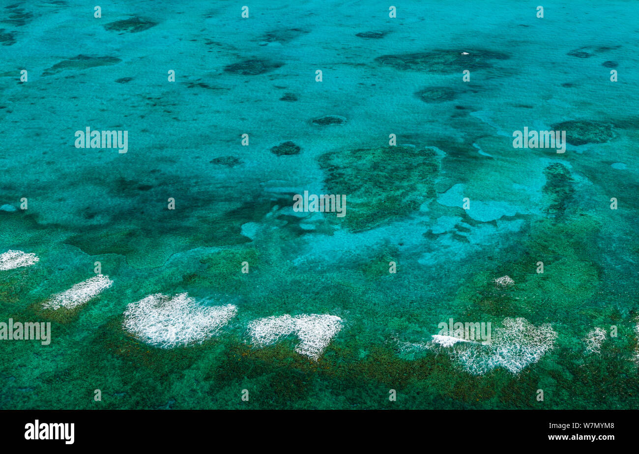 Aerial view coral islands reefs hi-res stock photography and images - Alamy