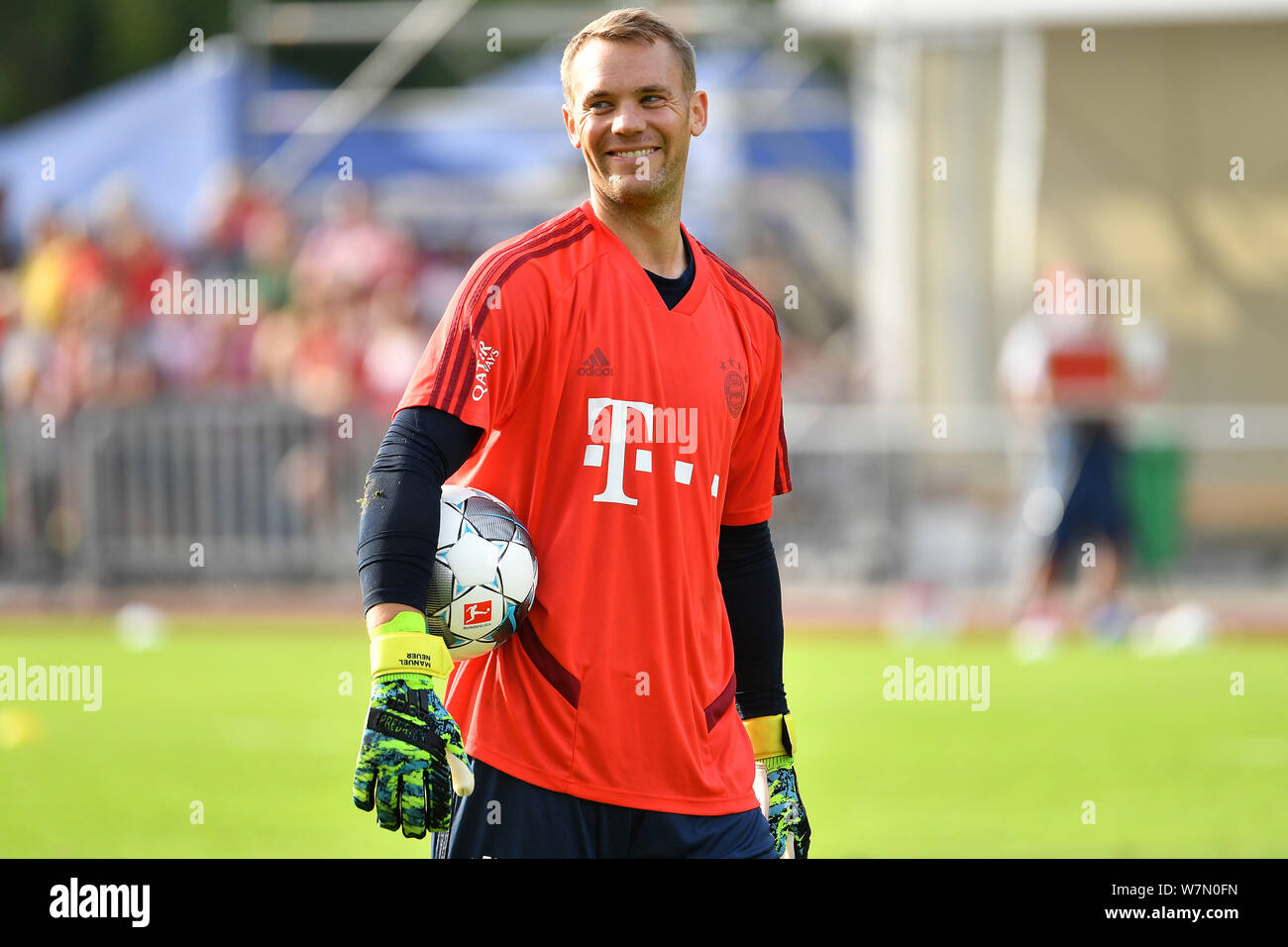 Manuel NEUER (goalkeeper Bayern Munich), laughs, laughs, laughsd ...