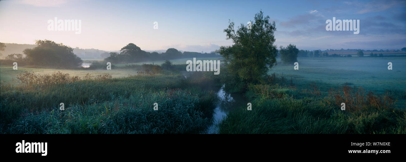 View over the Blackmore Vale, near Sturminster Newton, Dorset, England ...