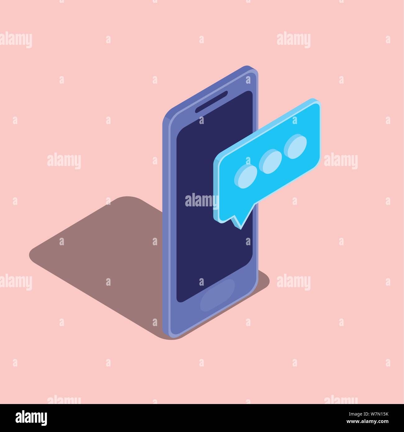 smartphone technology device isolated icon Stock Vector Image & Art - Alamy