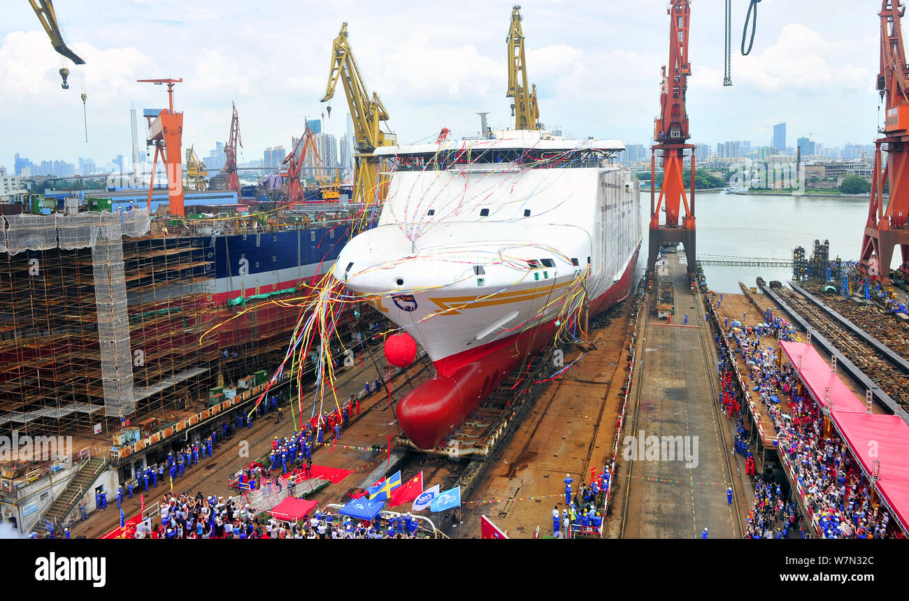 The world's fastest high-end Ro-Ro passenger ship built by Guangzhou ...