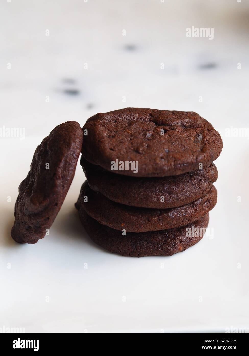 homemade chocolate cookies Stock Photo - Alamy