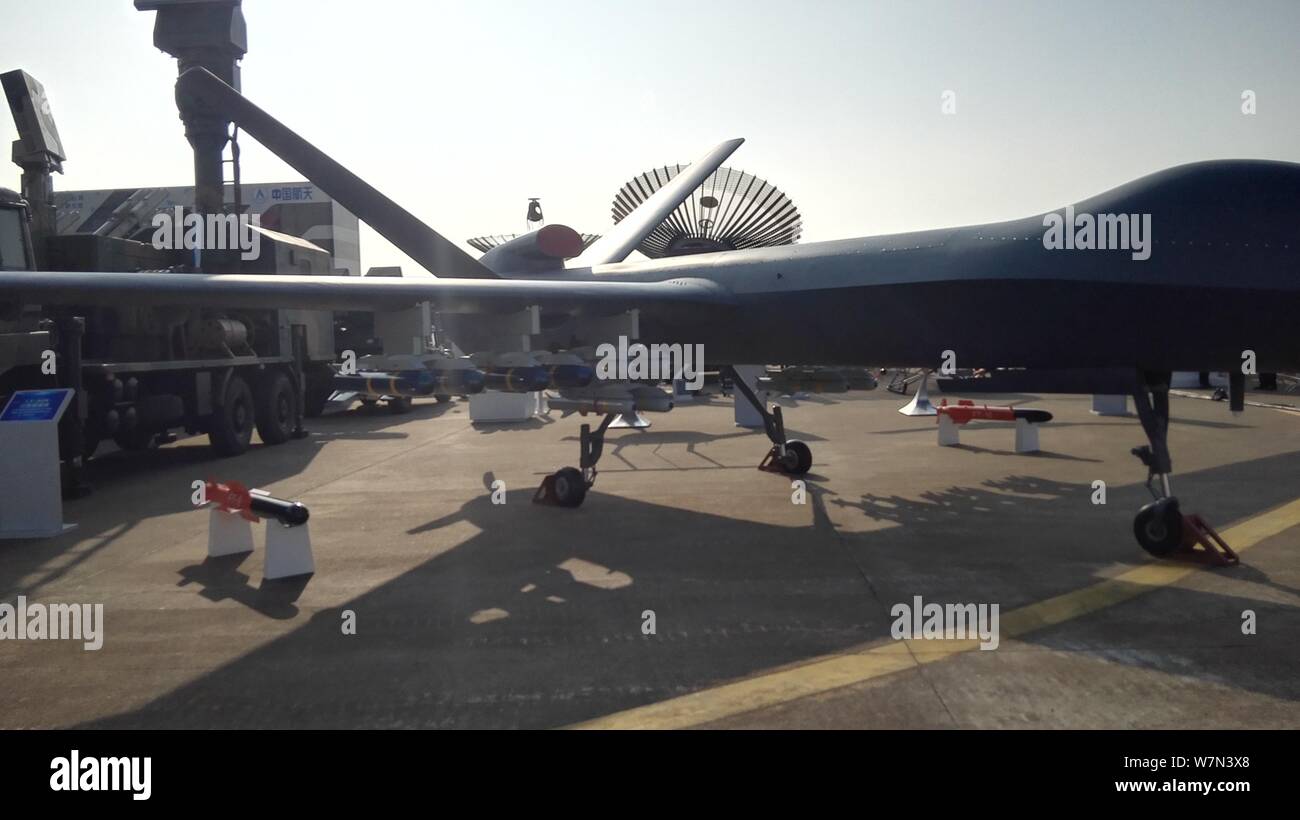 --FILE--A Chinese-made CH-5 (Caihong-5 or Rainbow 5) reconnaissance and ...