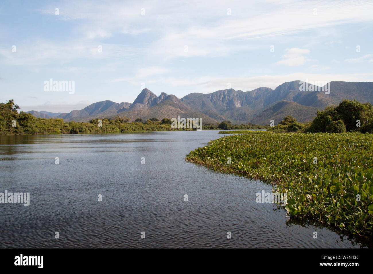 Amolar mountains and Cuiaba River, Matogrossense National Park ...