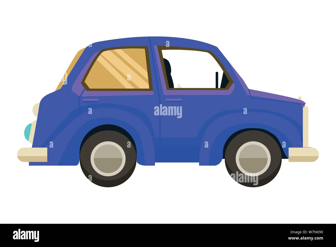 Vintage classic car sideview cartoon Stock Vector Image & Art - Alamy