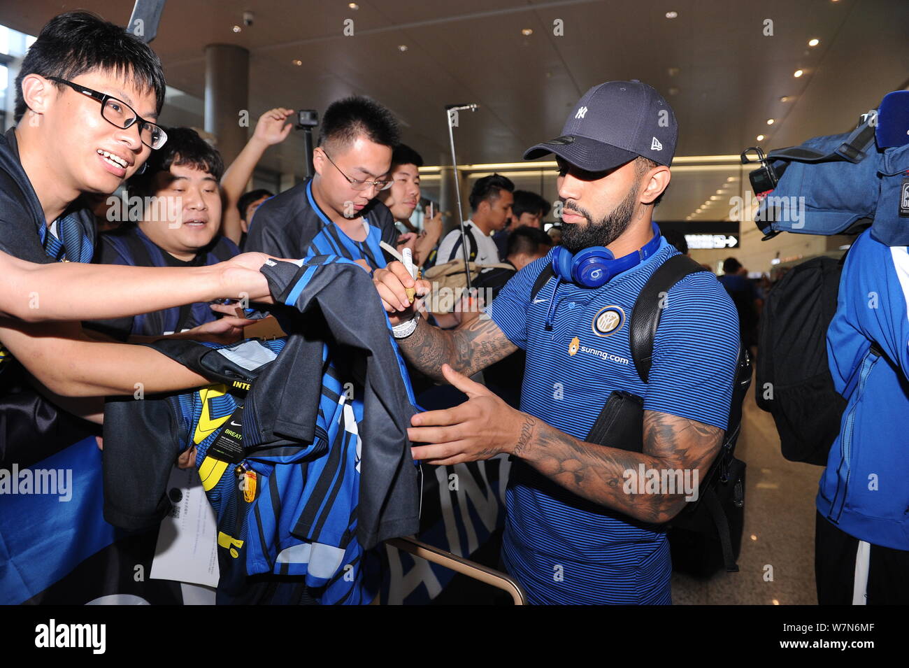 Brazilian football player Gabriel Barbosa of Inter Milan is pictured ...