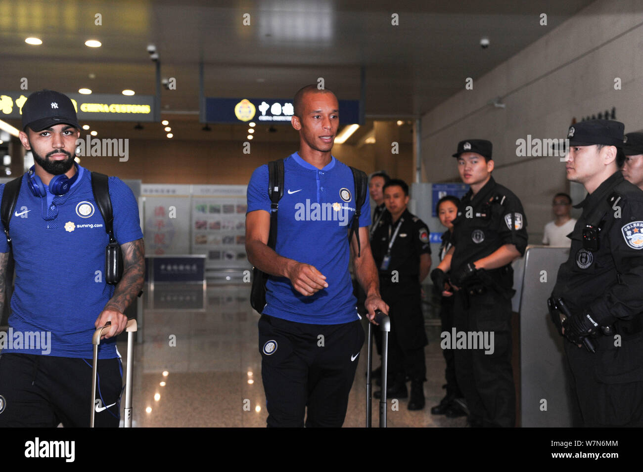 Brazilian football player Miranda of Inter Milan is pictured after ...