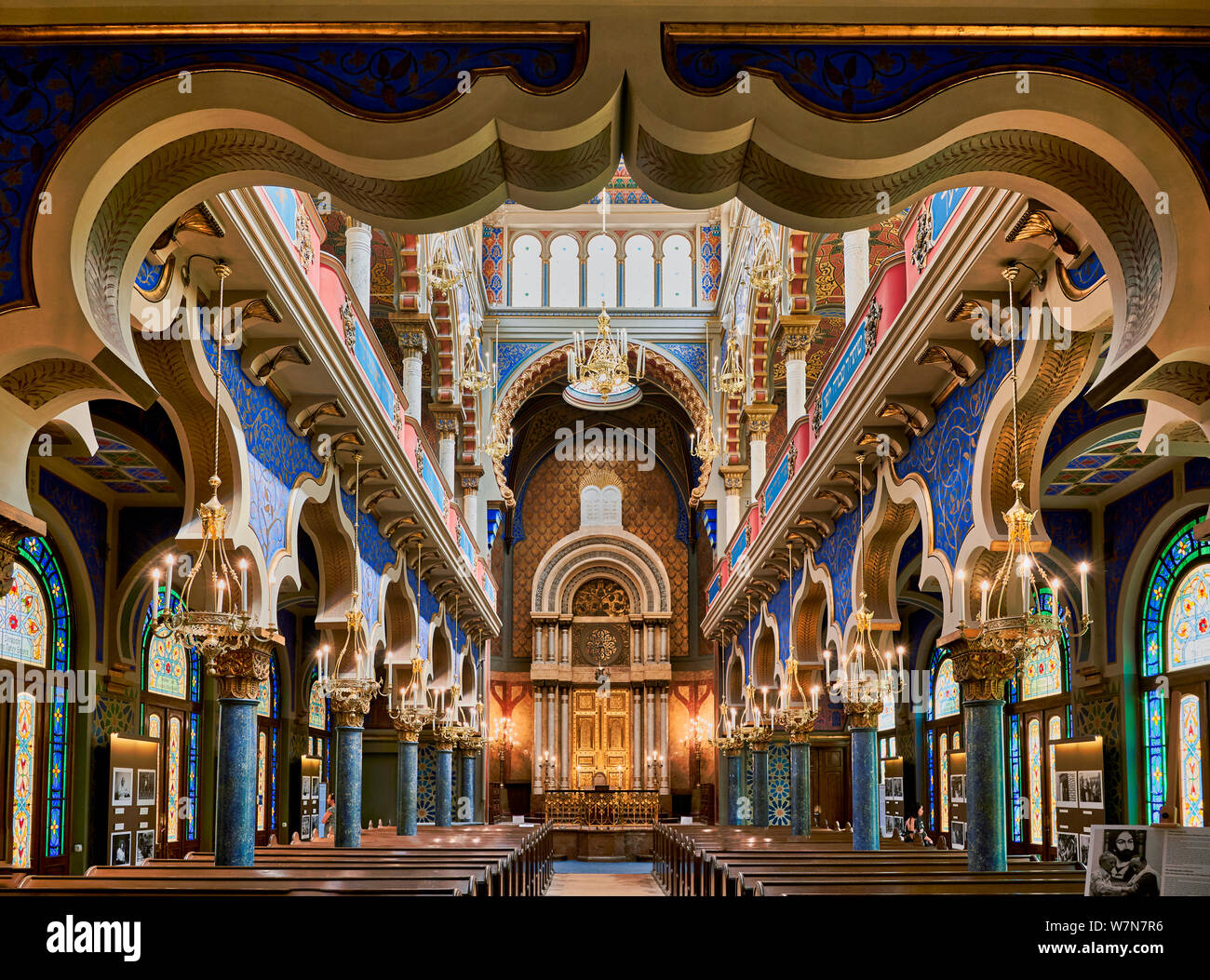 Prague Czech Republic. Jerusalem Synagogue Stock Photo - Alamy
