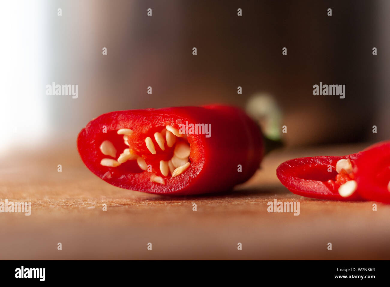 Chili pepper sliced hi-res stock photography and images - Alamy