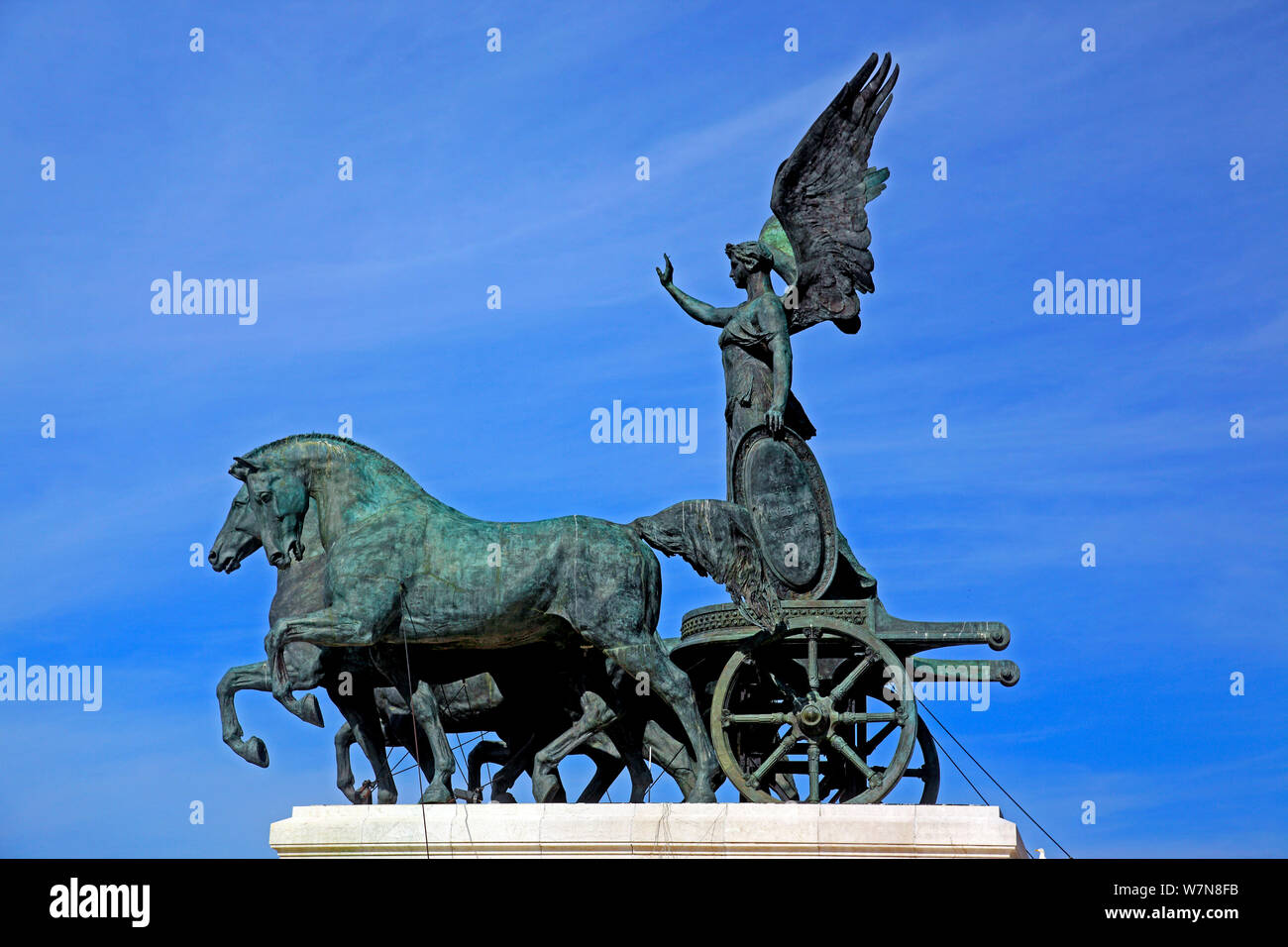 Quadriga of unity carlo fontana victor emmanuel monument rome it hi-res ...