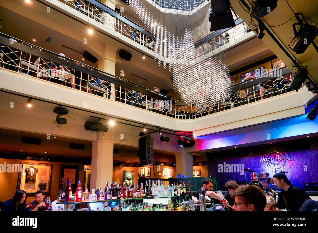 Prague Czech Republic. The Hard Rock Cafe Stock Photo - Alamy