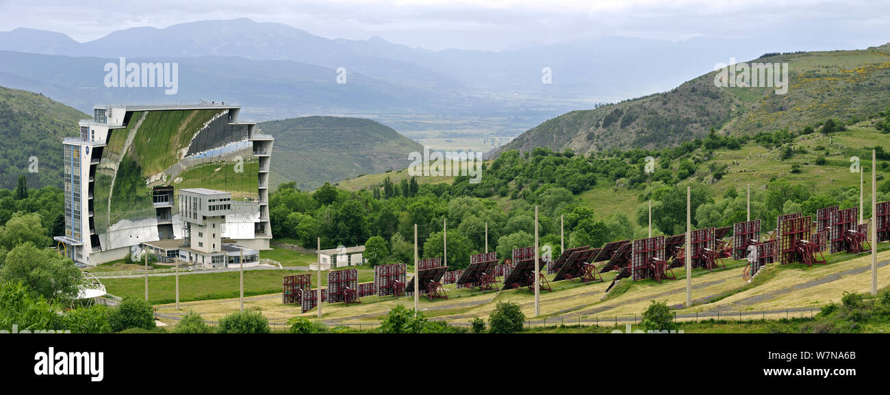 Solar furnace, odeillo, france hi-res stock photography and images - Alamy