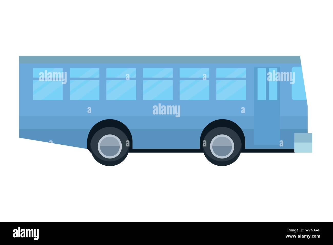 Public bus vehicle sideview cartoon Stock Vector Image & Art - Alamy