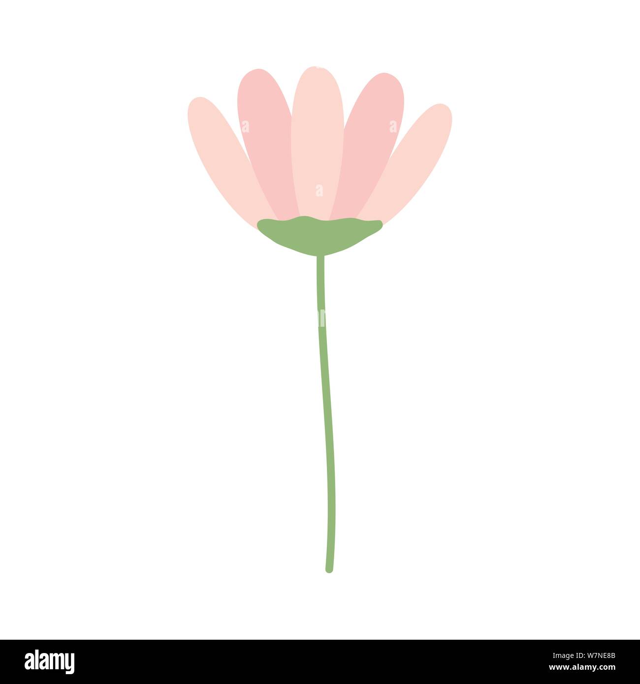 rose flower garden nature icon vector illustration design Stock Vector ...