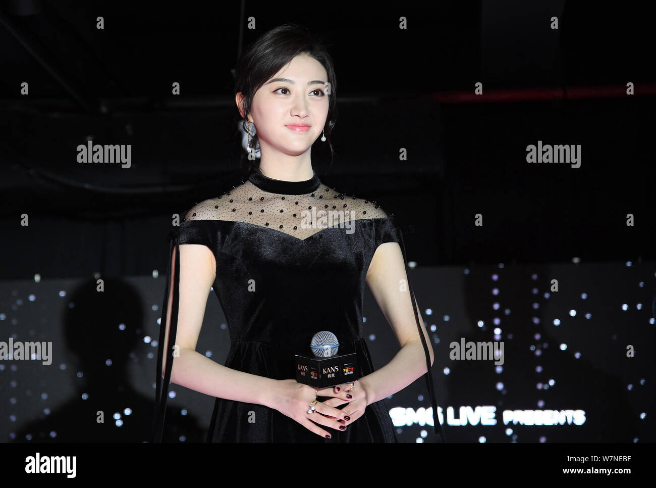 Chinese actress Jing Tian attends a launch event for new products of ...