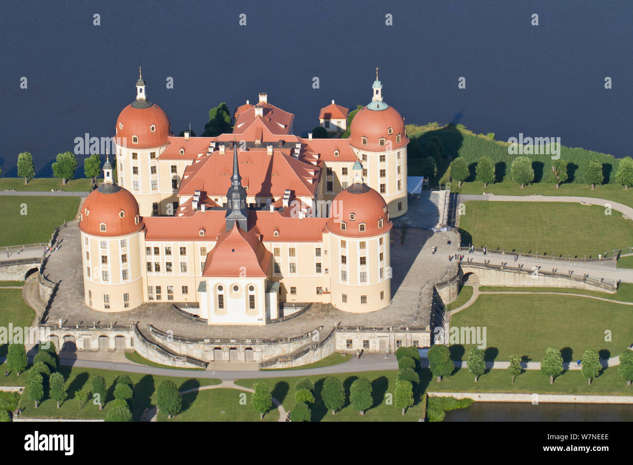 Moritzburg castle aerial hi-res stock photography and images - Alamy
