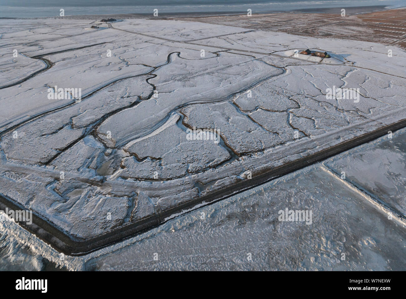 Europe snow aerial hi-res stock photography and images - Alamy