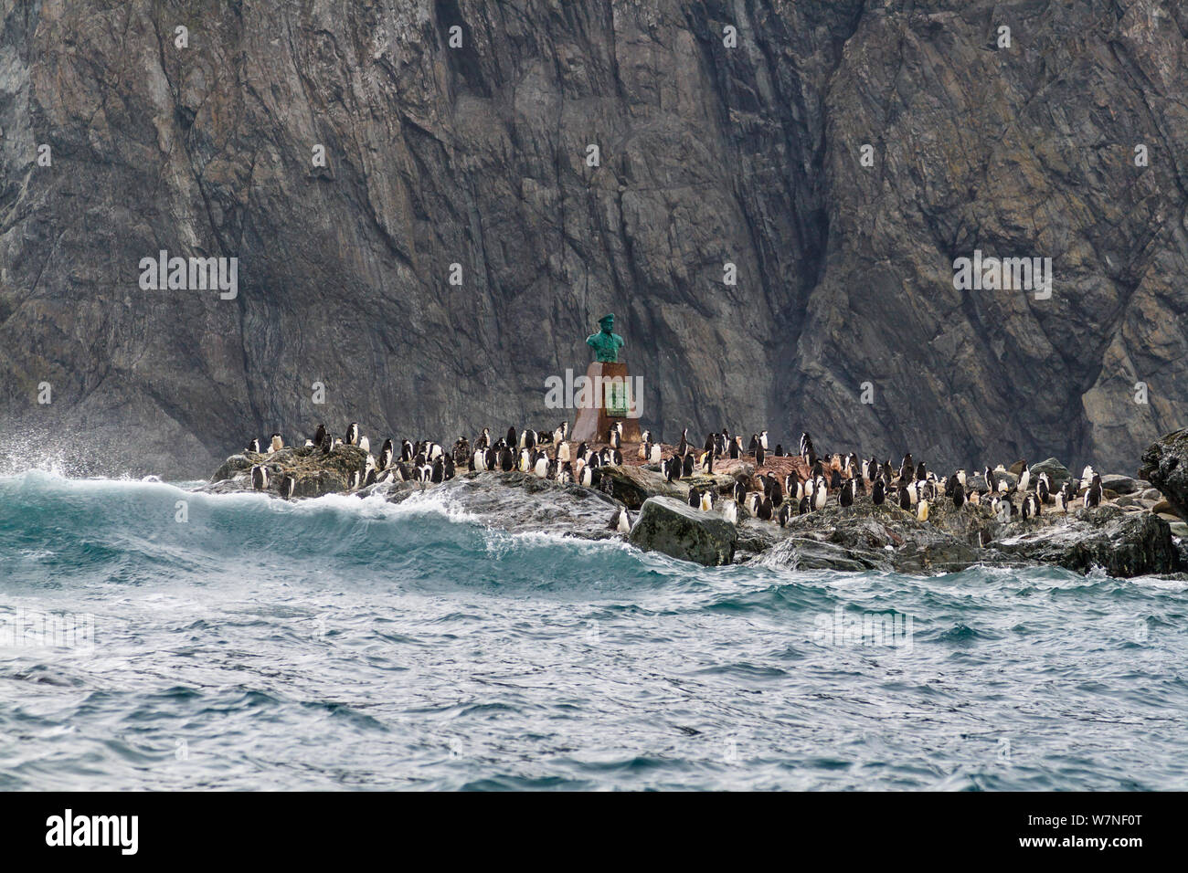 Monument to Chilean Lt. Luis Pardo who rescued the survivors of the ...