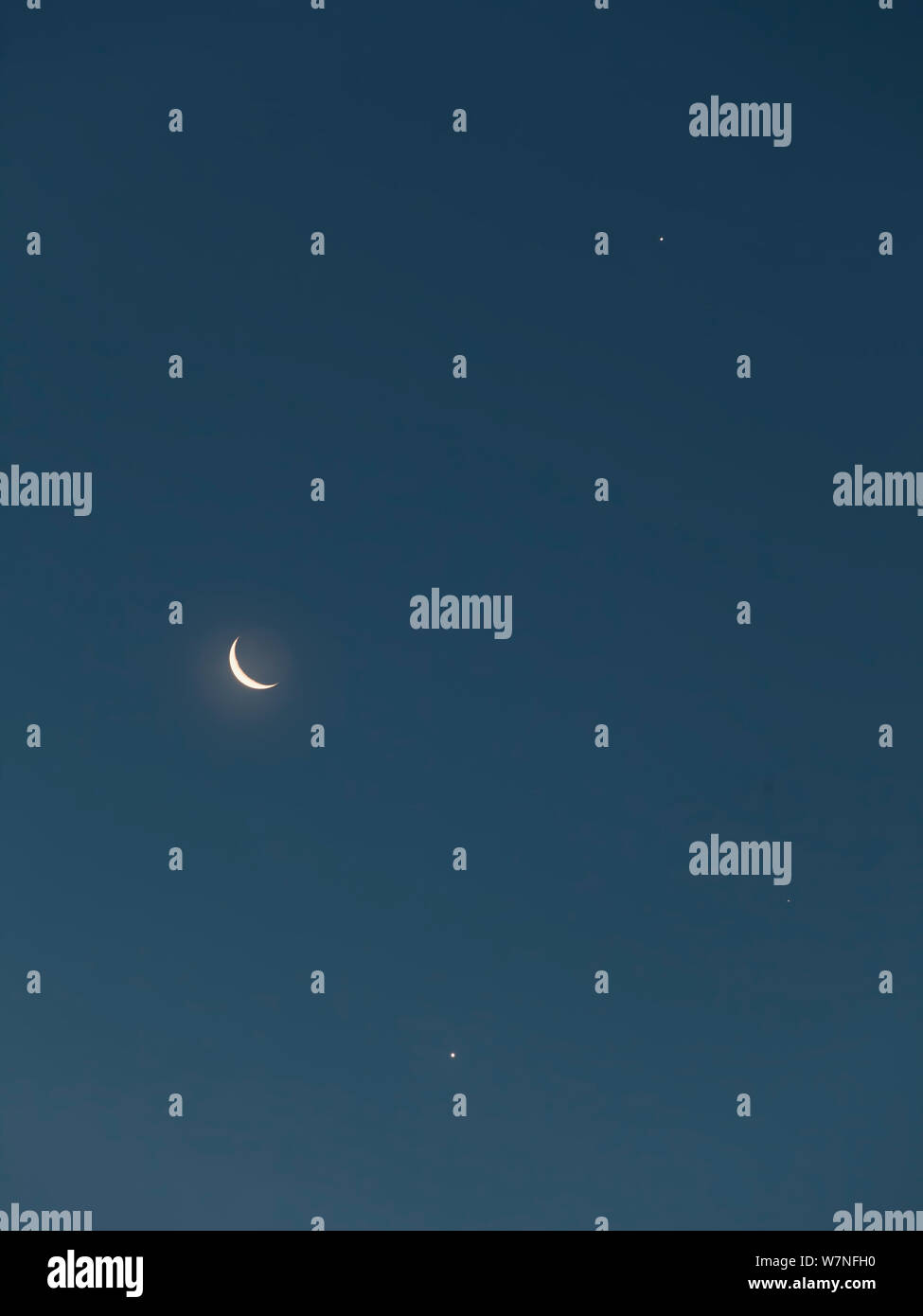 Waning crescent hi-res stock photography and images - Alamy