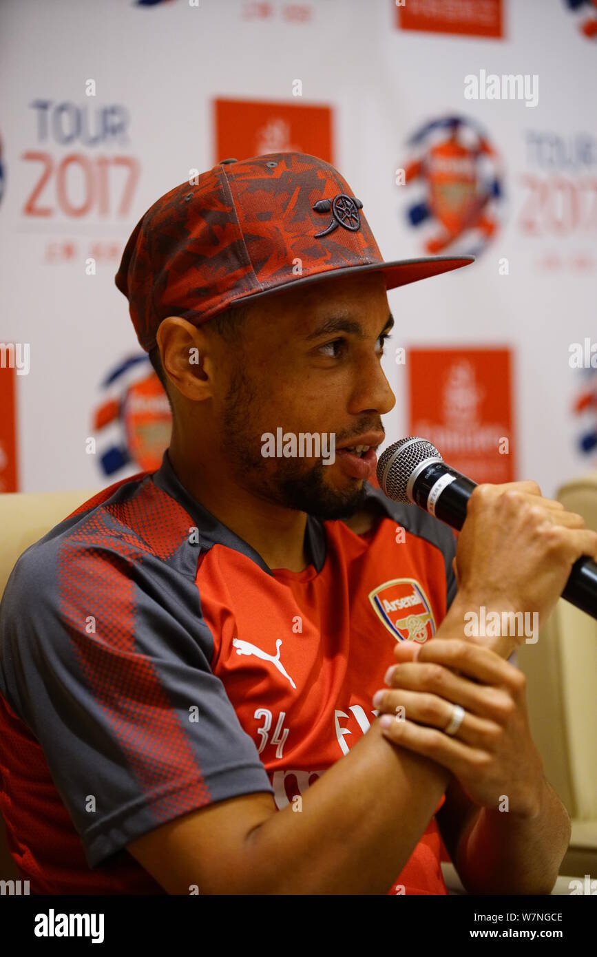 French football player Francis Coquelin of Arsenal F.C. is pictured ...