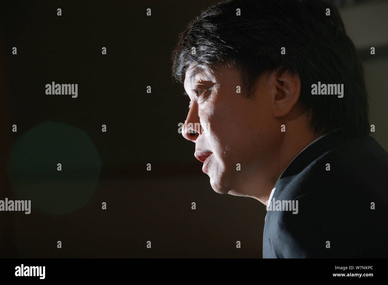 --FILE--Sun Hongbin, Chairman of Sunac China Holdings Ltd., is pictured ...