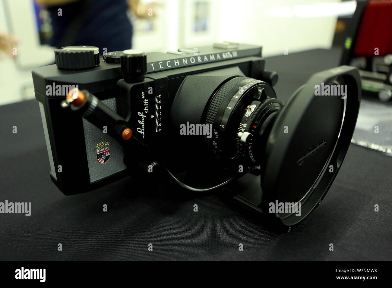 View of the limited-edition Linhof Technorama 617S displayed at the 130 ...