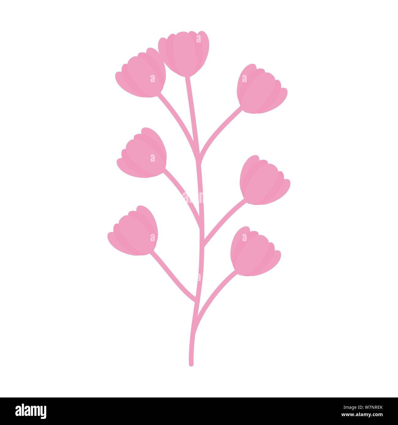 roses flowers garden decorative icon vector illustration design Stock ...